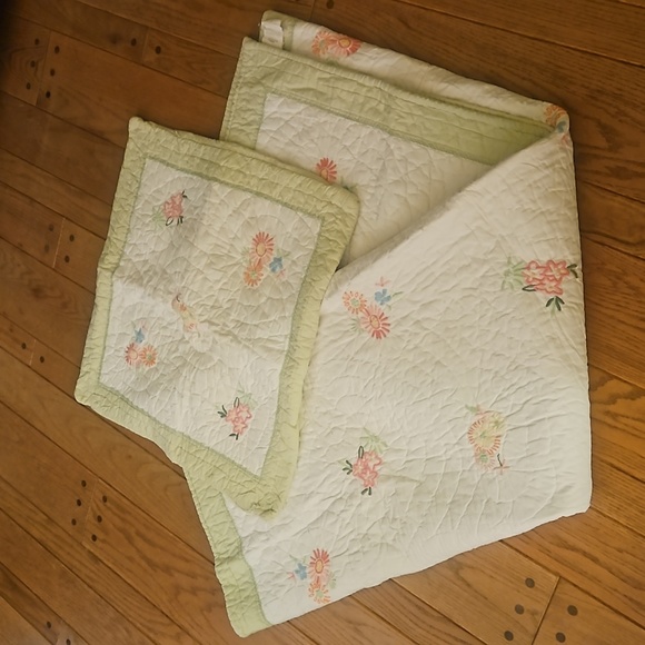 Pottery Barn Kids | Bedding | Pottery Barn Kids Embroidered Quilt Sham ...